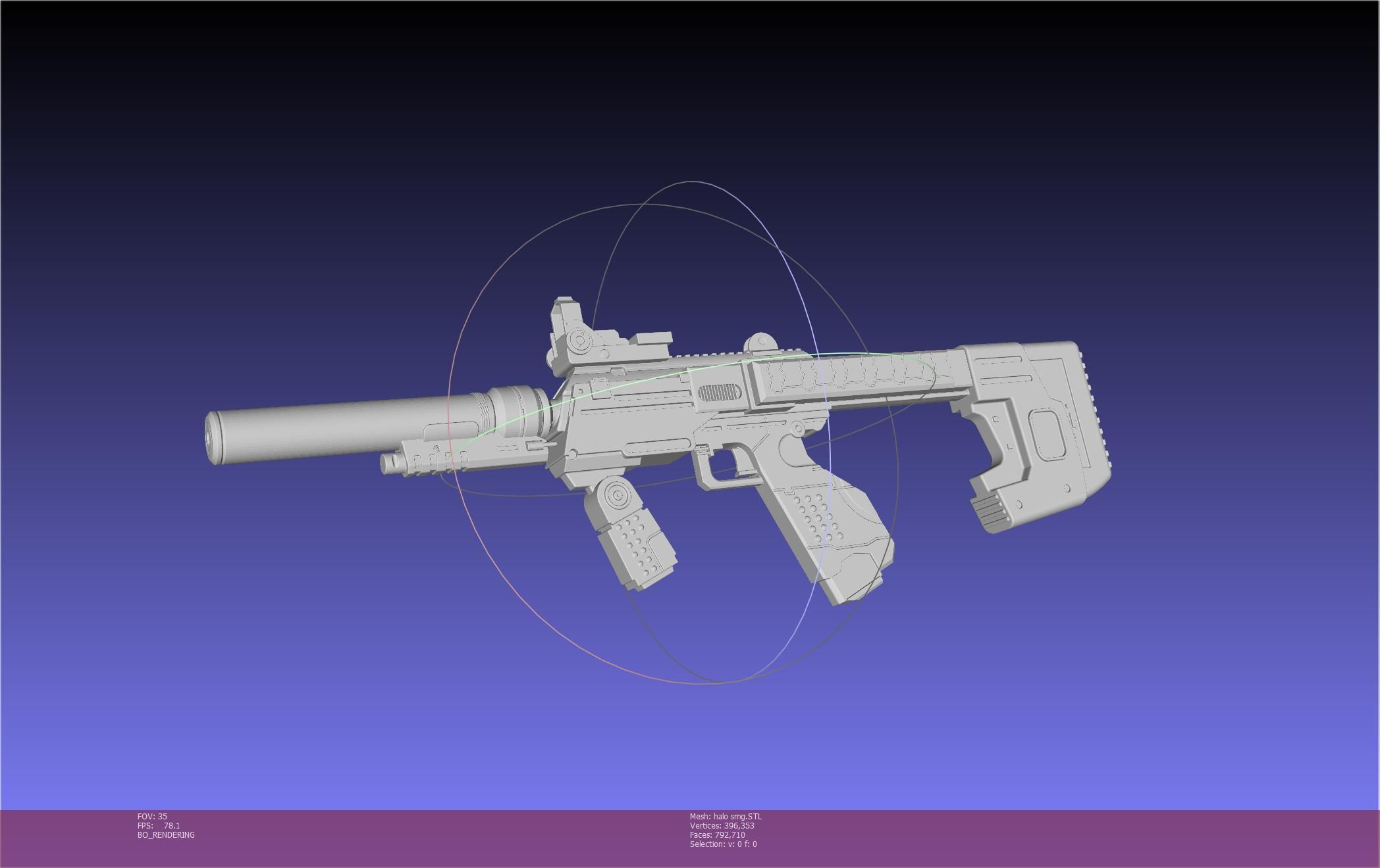 Halo ODST SMG Basic Model | 3D models download | Creality Cloud