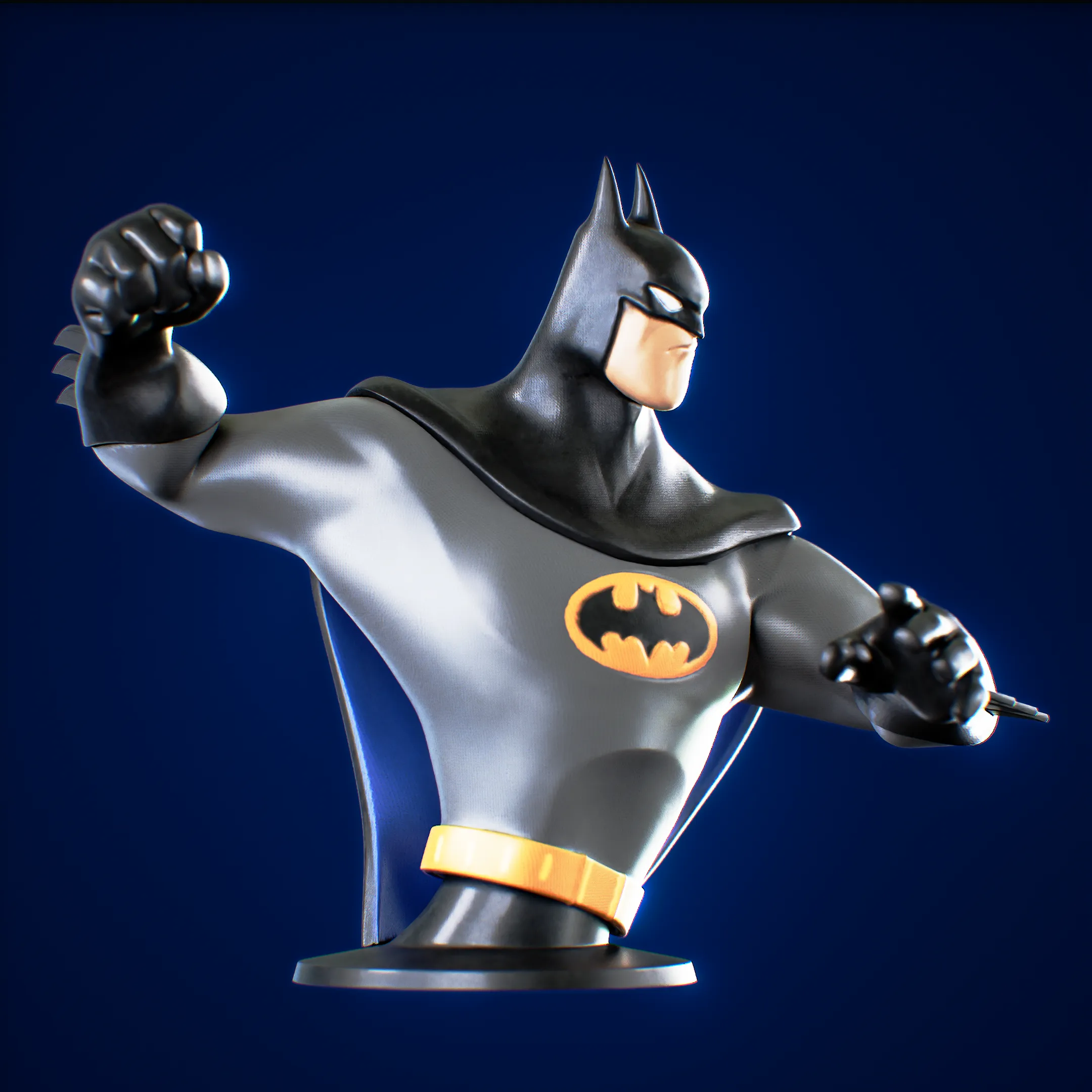Characters & Creatures STL Download - Batman Bust 1992 from Animated ...