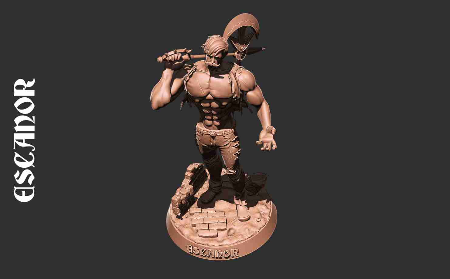 Seven deadly sins - Escanor 3D print model | 3D models download ...