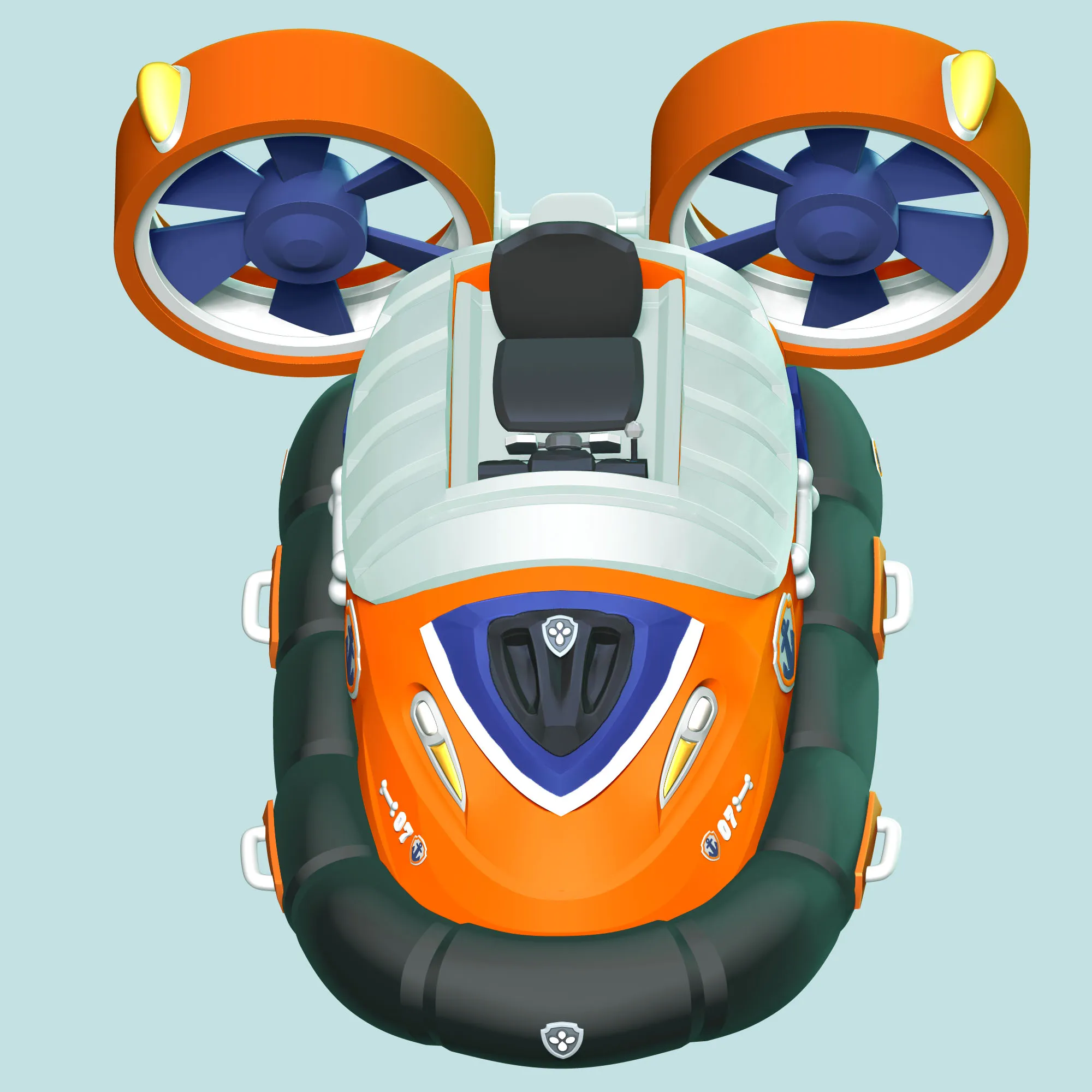 Board Games & Card Games STL Download - Zuma Airboat - Paw Patrolby ...