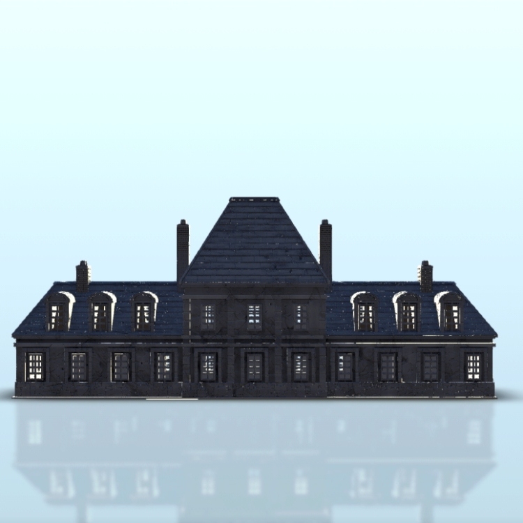 Baroque manor 20 - terrain WW2 scenery modern miniatures