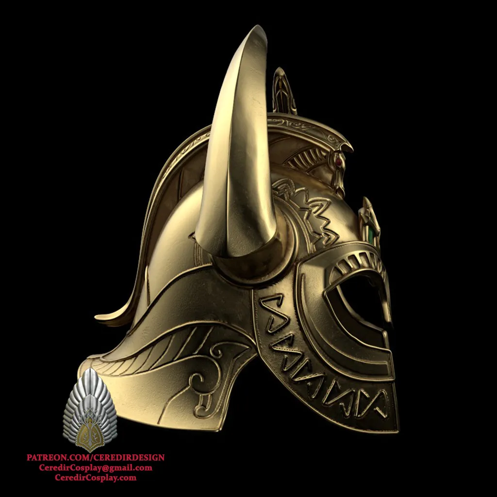 Cosplay STL Download - Helm Hammerhand Helmet lord of the rings 3D DIGITAL DOWNLOADby CeredirDesign