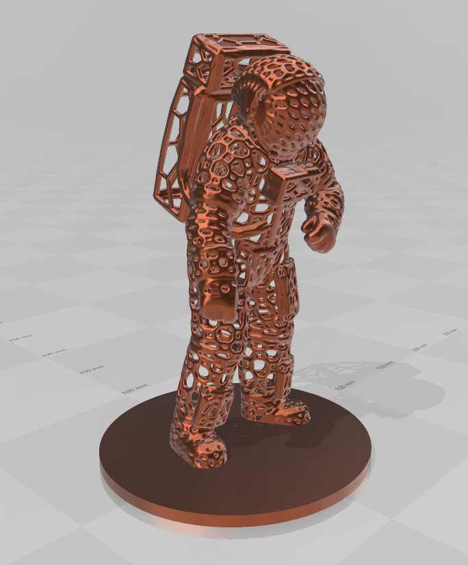 Spaceman Voronoi | 3D models download | Creality Cloud
