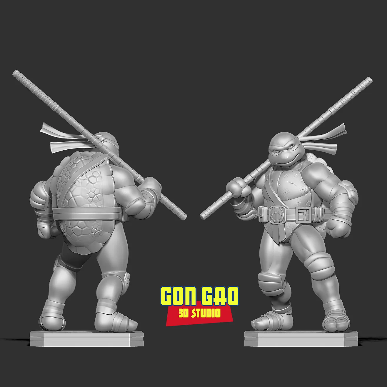 Characters & Creatures STL Download - Donatello - TMNT Fanartby nlsinh