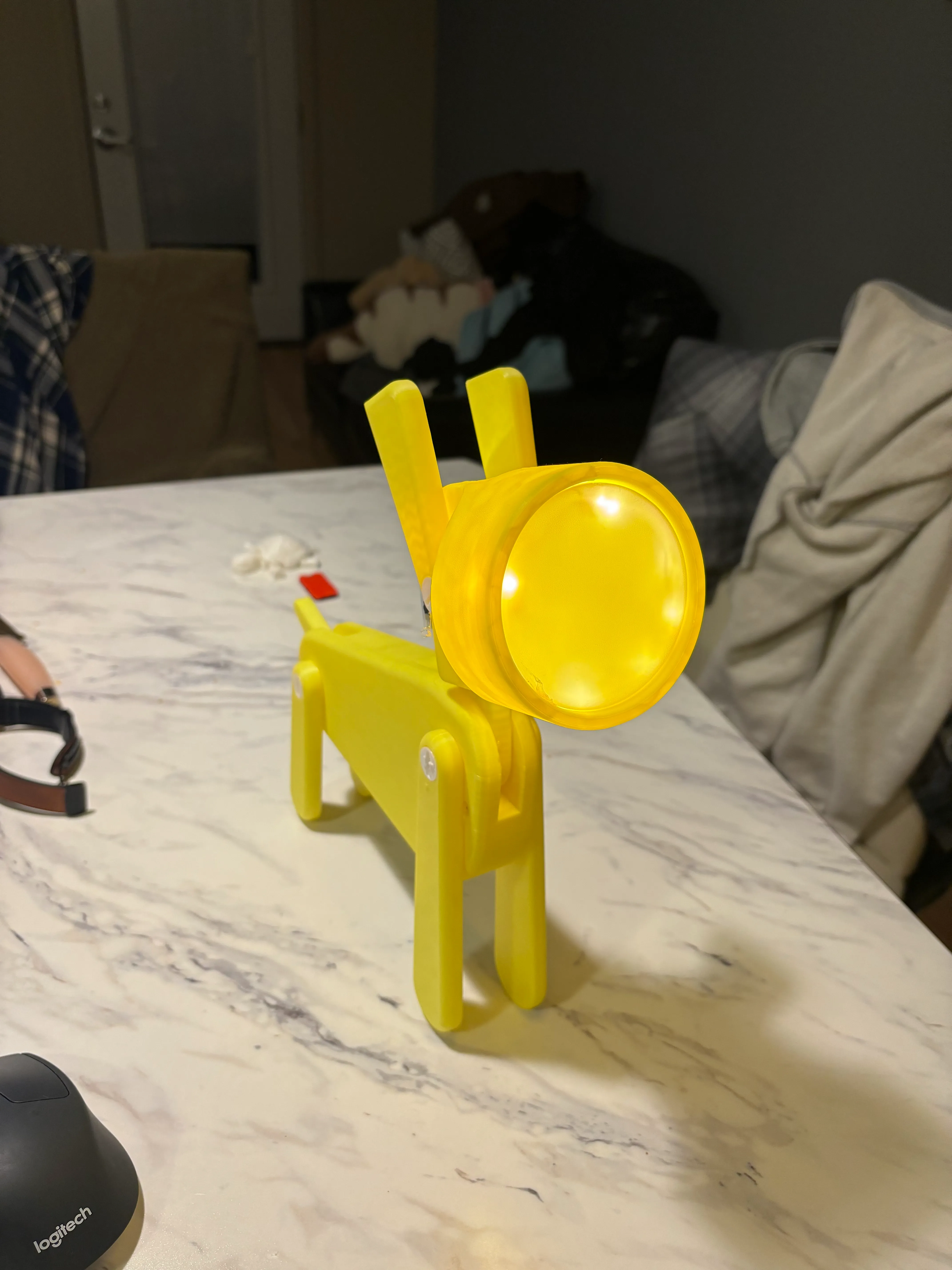 3D Printer Files | 3MF File | Posable Dog Lamp | Creality Cloud