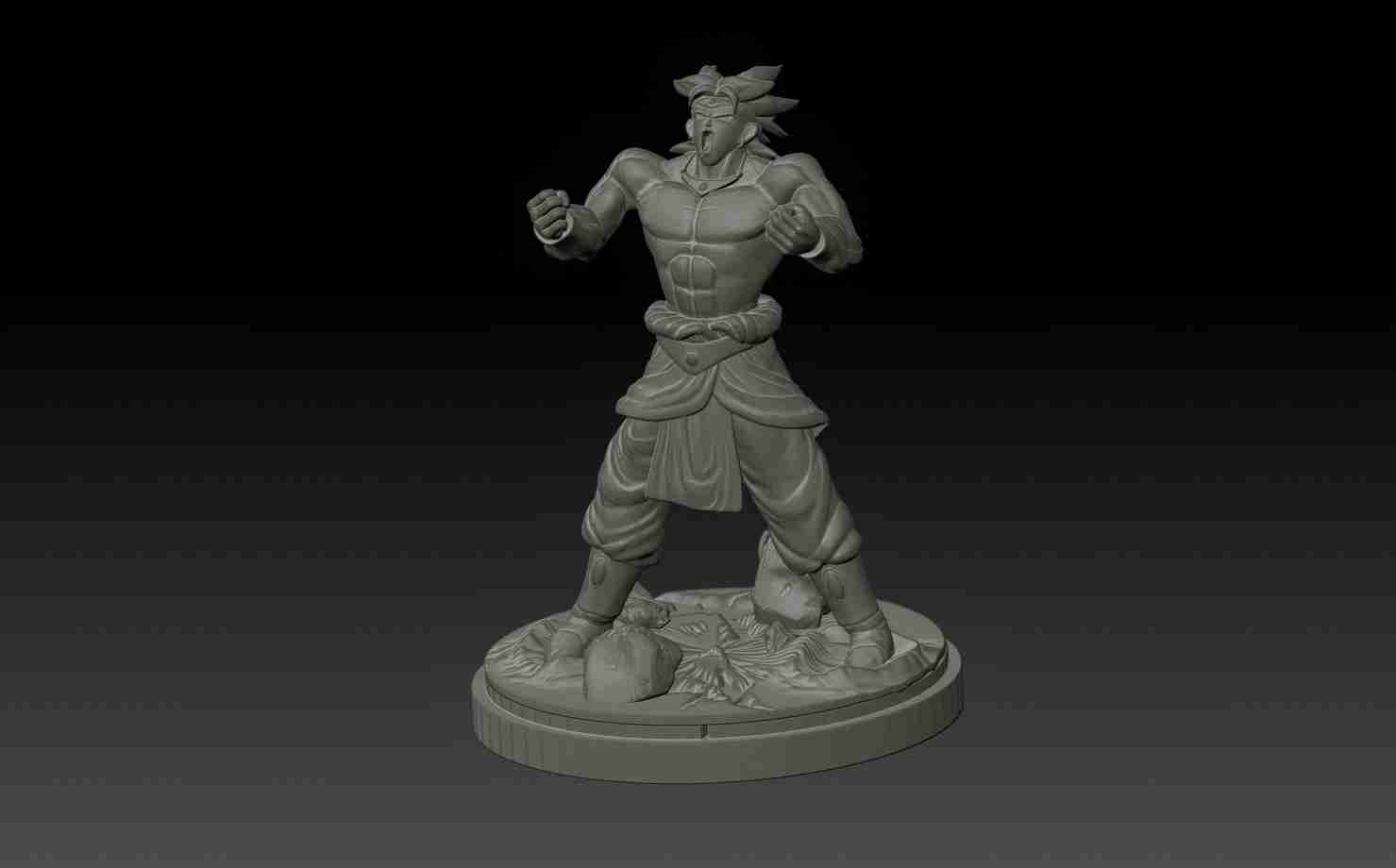 Broly (Base Form) from Dragon Ball | 3D models download | Creality Cloud