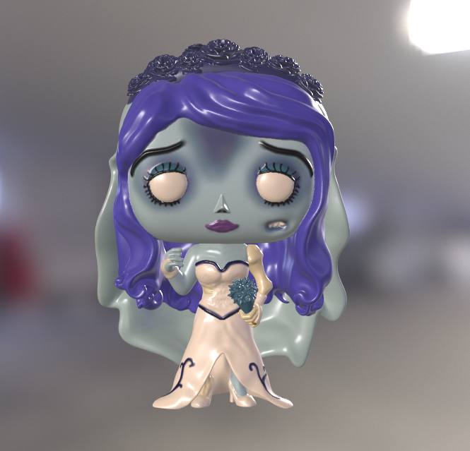 FUNKO EMILY CORPSE BRIDE | 3D models download | Creality Cloud