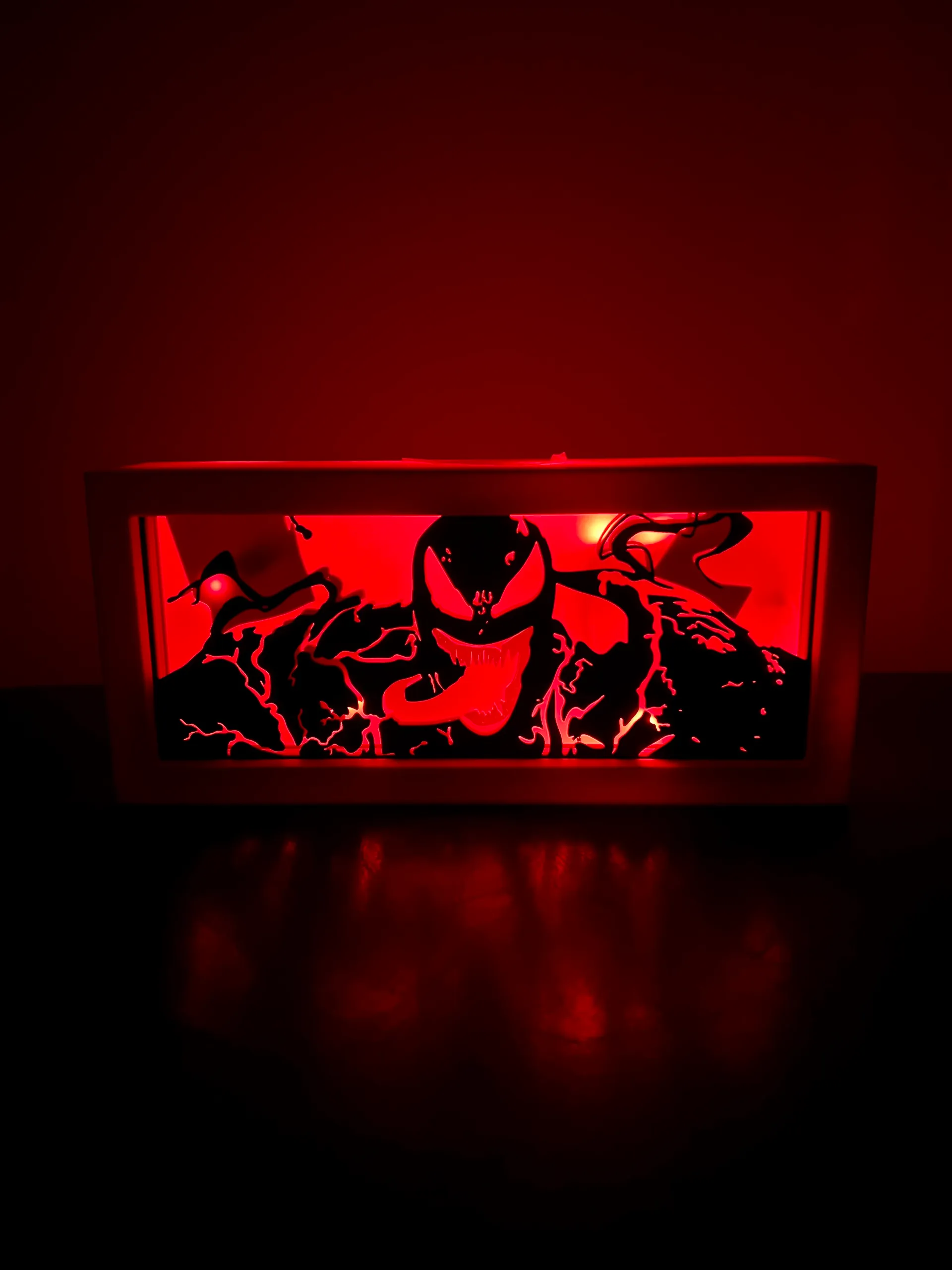 Home Decorations & Ornaments STL Download - Venom - LED Lightboxby ...