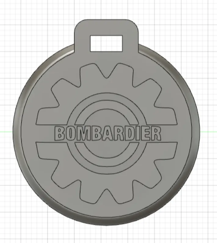 3D Printer Files | 3MF File | Pendentif porte clé Bombardier ...