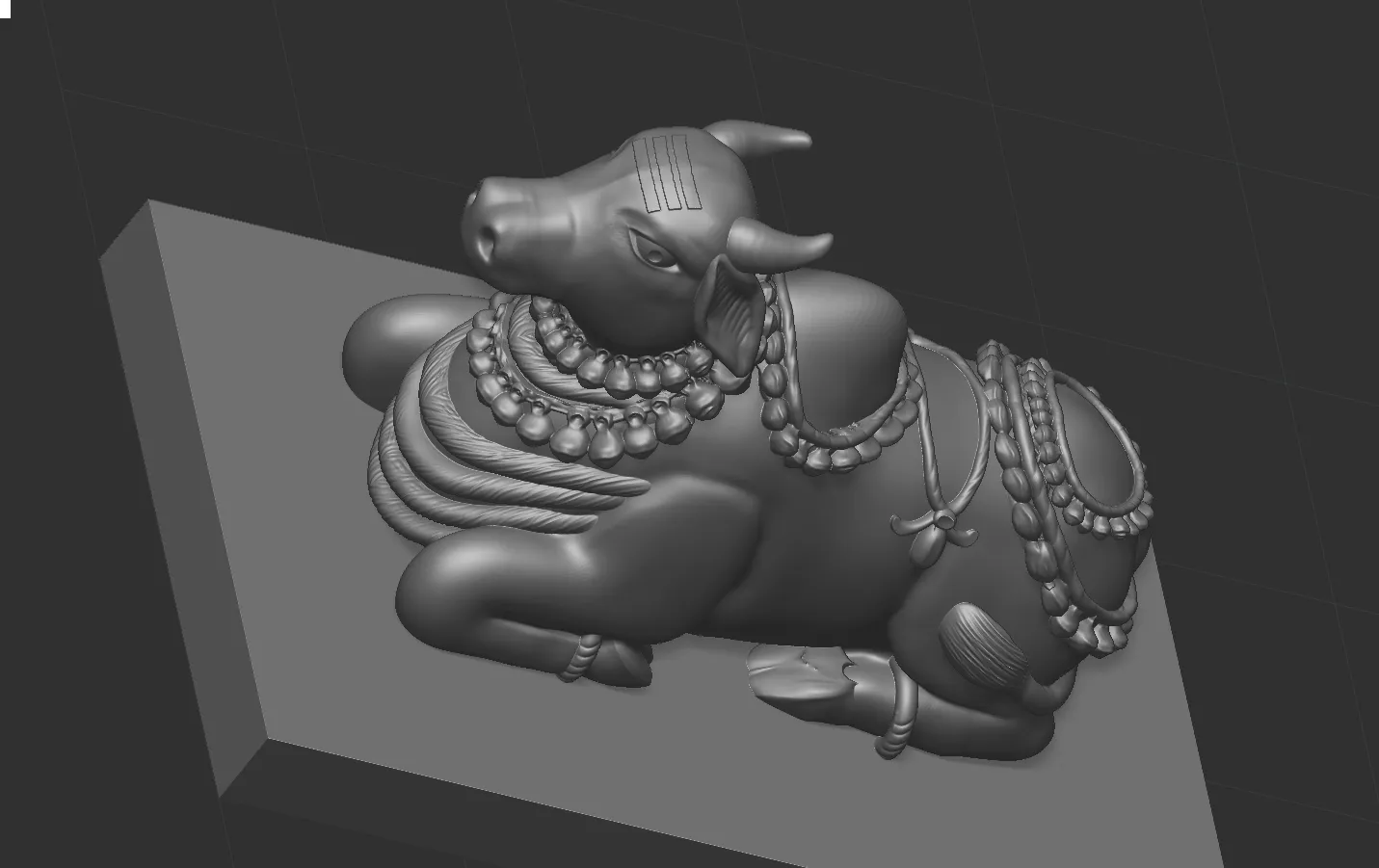 Sculptures & Artworks STL Download - Nandi jiby KeshtoArt