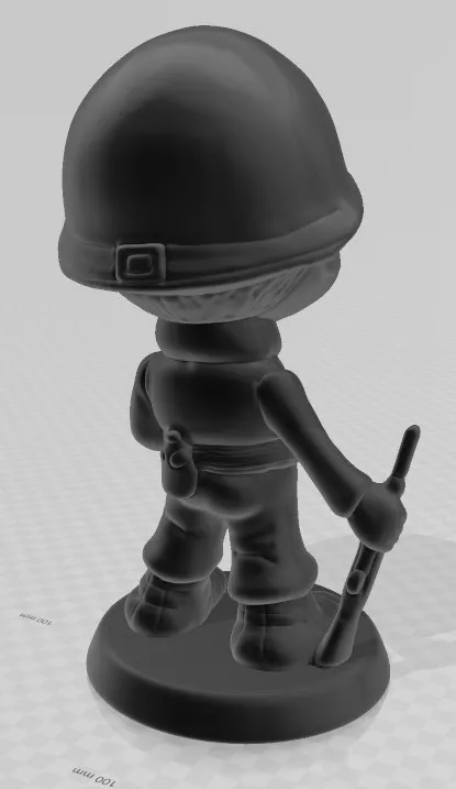 Characters & Creatures STL Download - Smiley Boy Statueby capnjim183