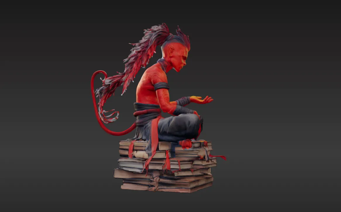 Characters & Creatures STL Download - Devil miniatureby Ramuhs forge