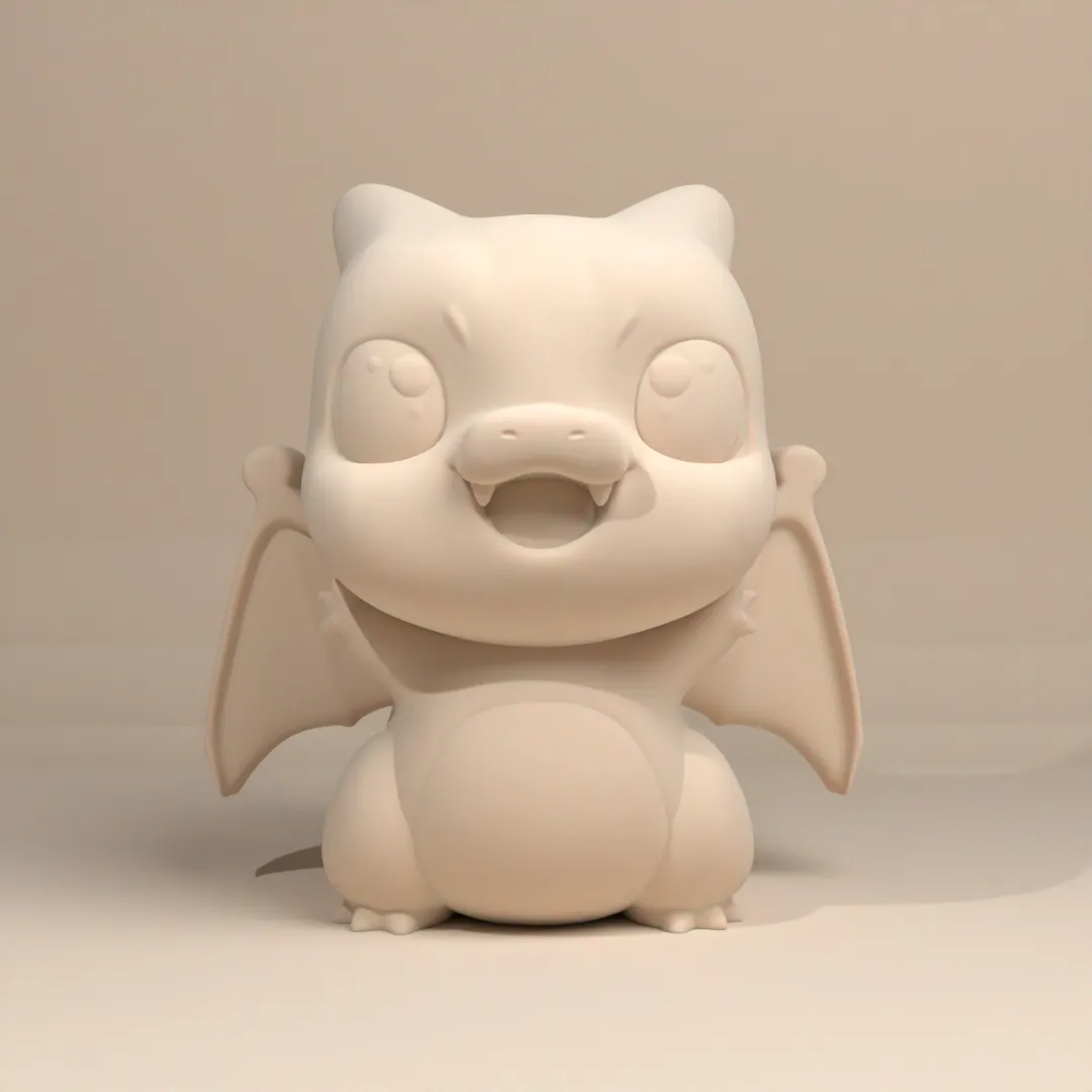 Characters & Creatures STL Descarga - charizard - Papermoon3D