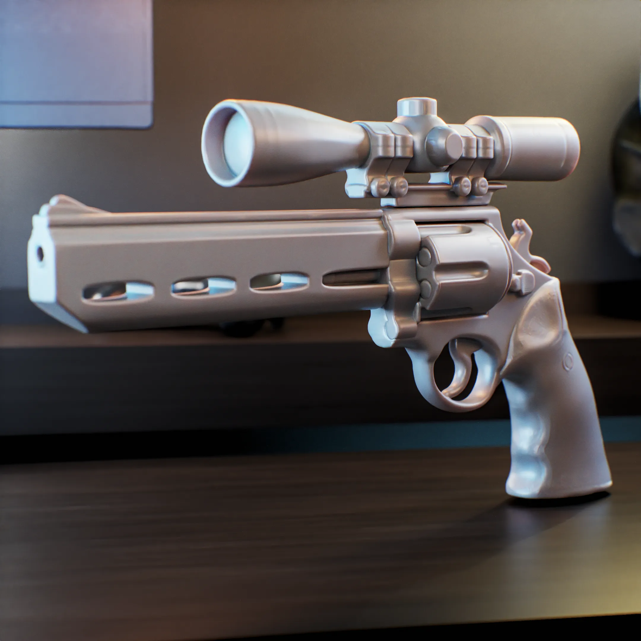 Other STL Descarga - Magnum 44 with scope - Kellogg’s pistol - Fallout ...