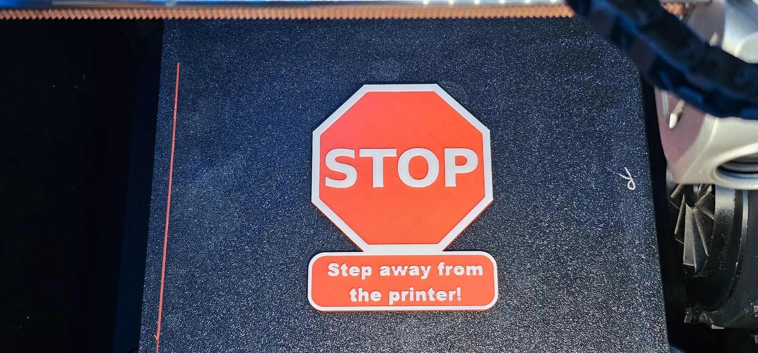 3D Printer Files | 3MF File | STOP - Step Away! | Creality Cloud