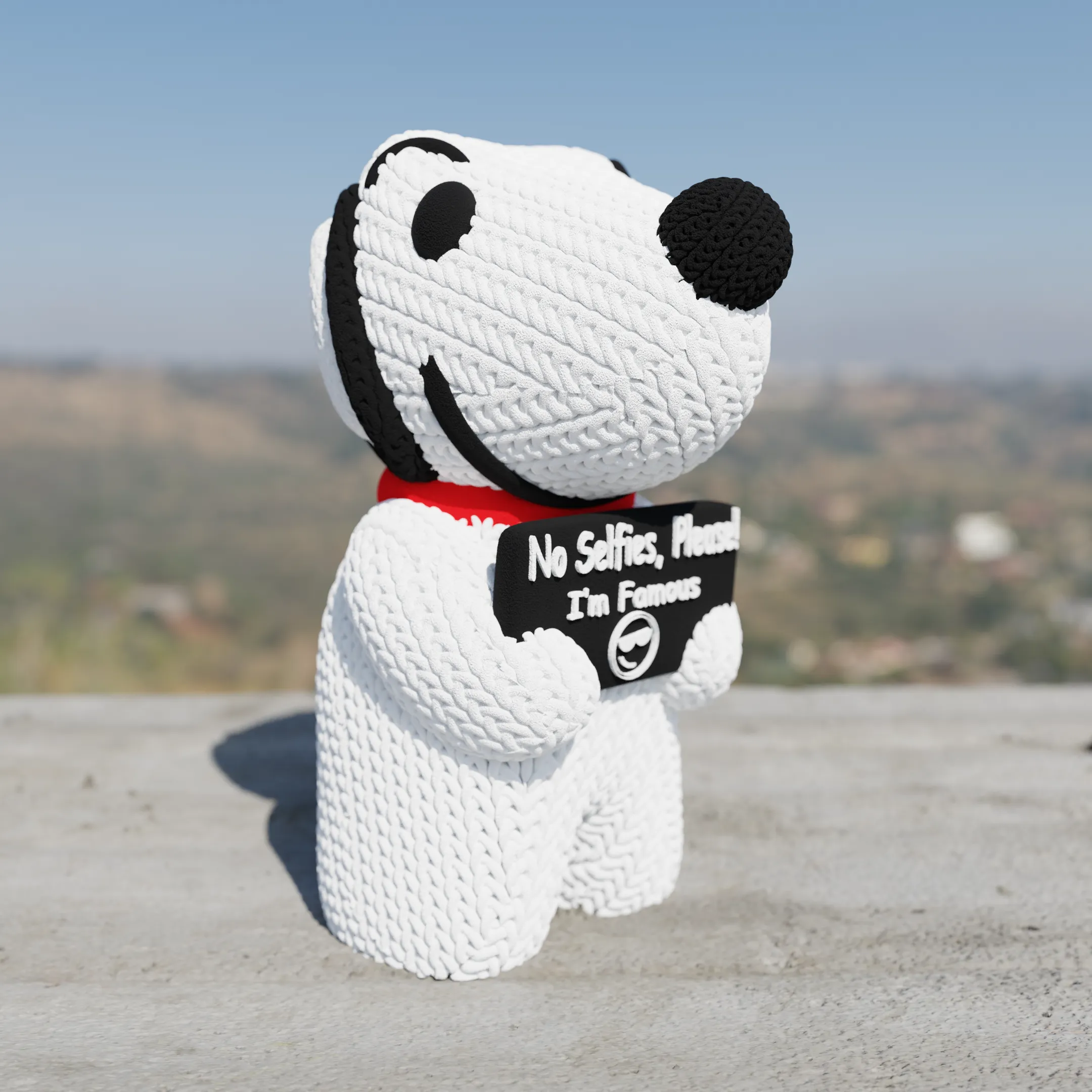 3D Printer Files | 3MF File | knitted Snoopy (cute) | Creality Cloud