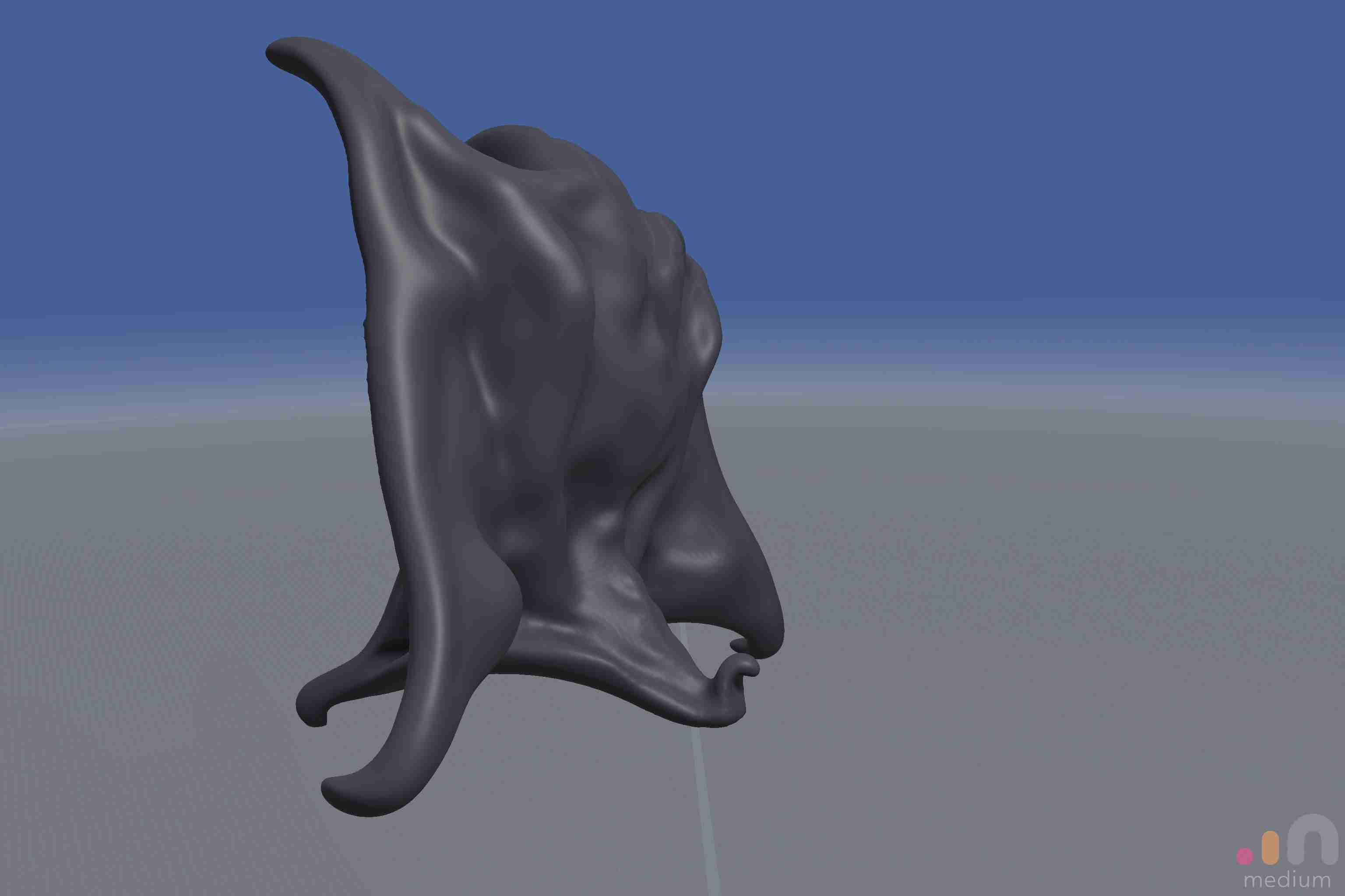 Stylized Bat Statue | 3D models download | Creality Cloud