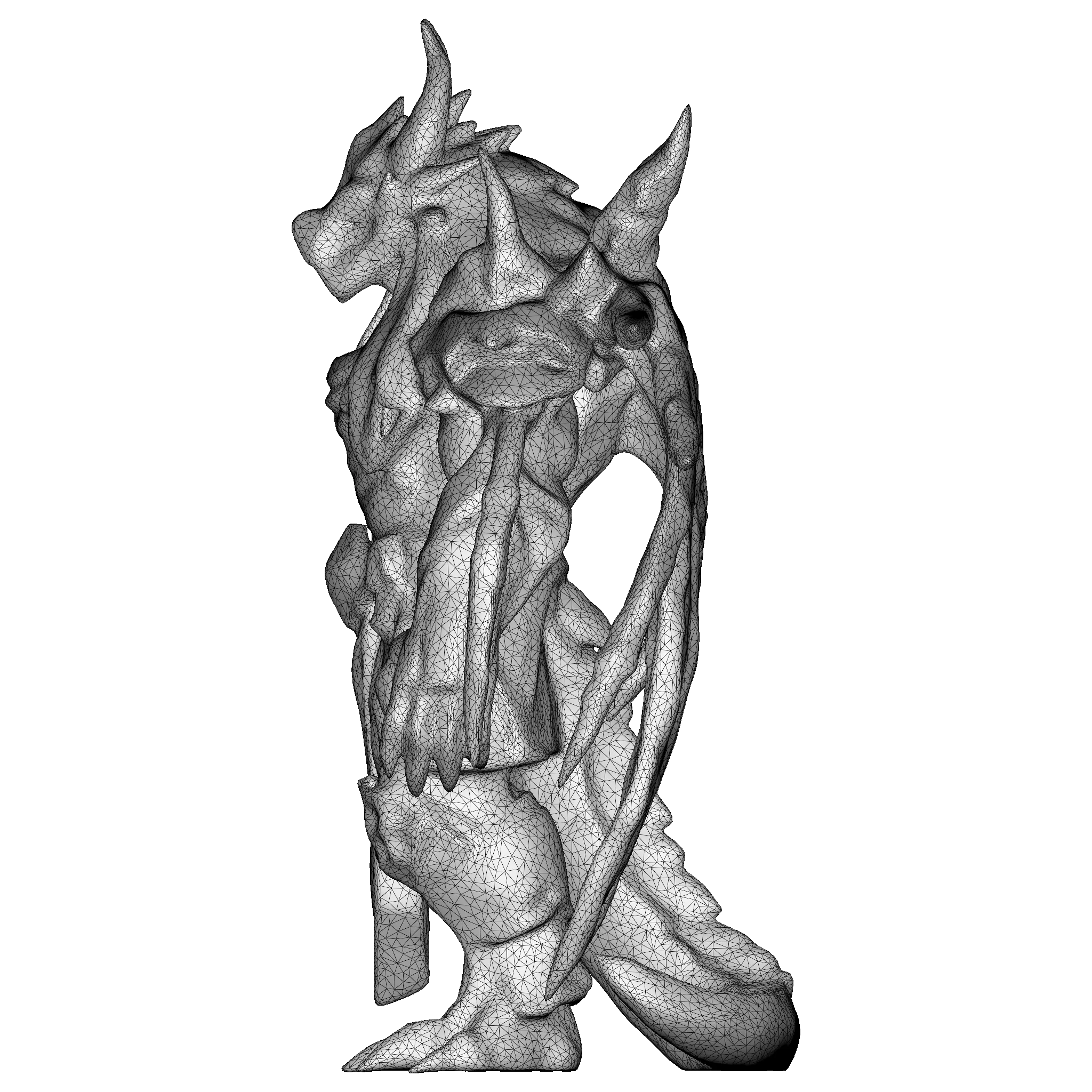 Characters & Creatures STL Download - Draconian Guardianby MR AnyCAD