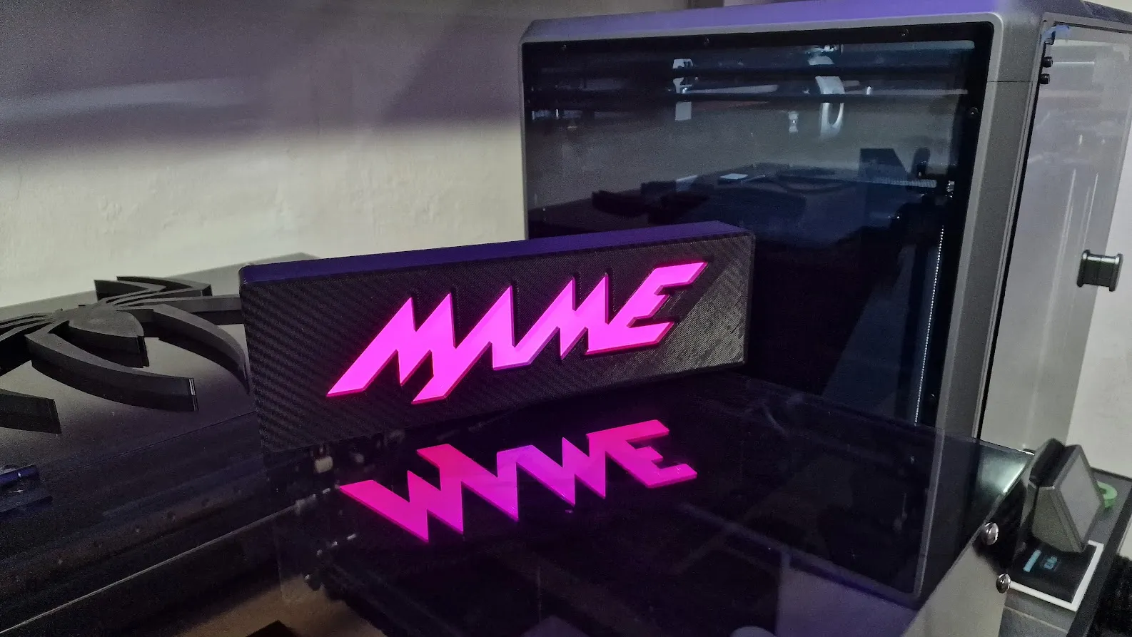 3D Printer Files | 3MF File | Mame Led Sign | Creality Cloud