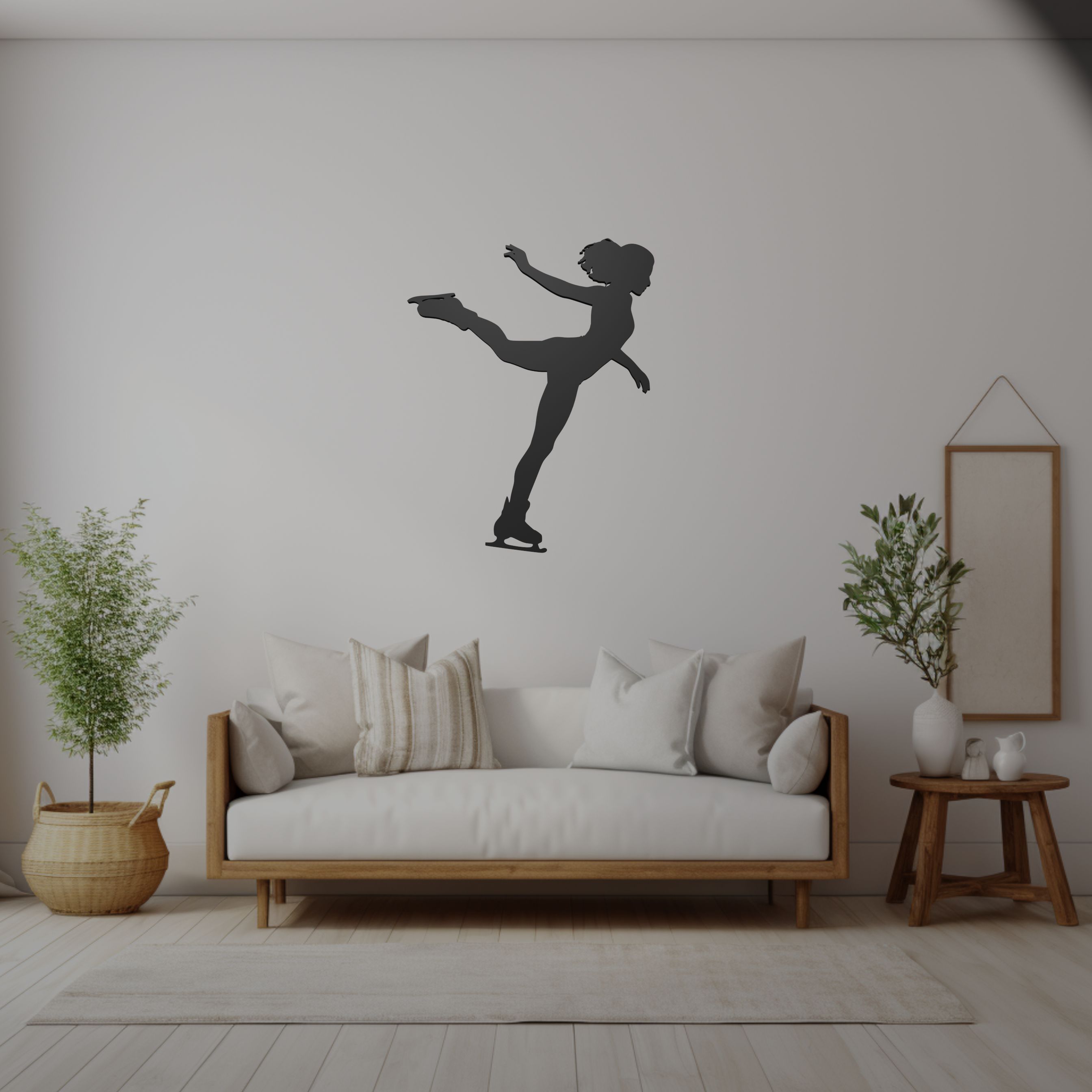 Figure Skater Wall Art | 3D-Modelle herunterladen | Creality Cloud