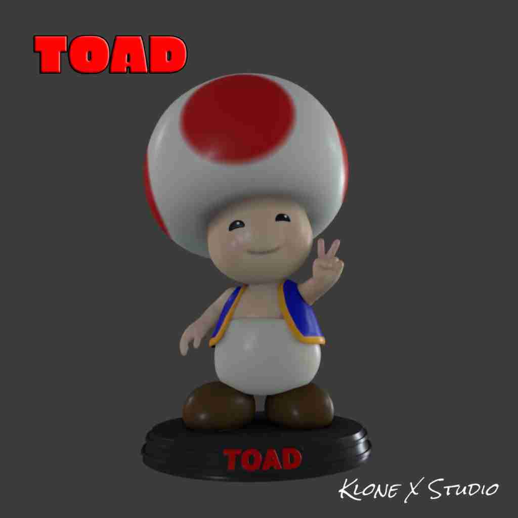 TOAD MARIO | 3D models download | Creality Cloud