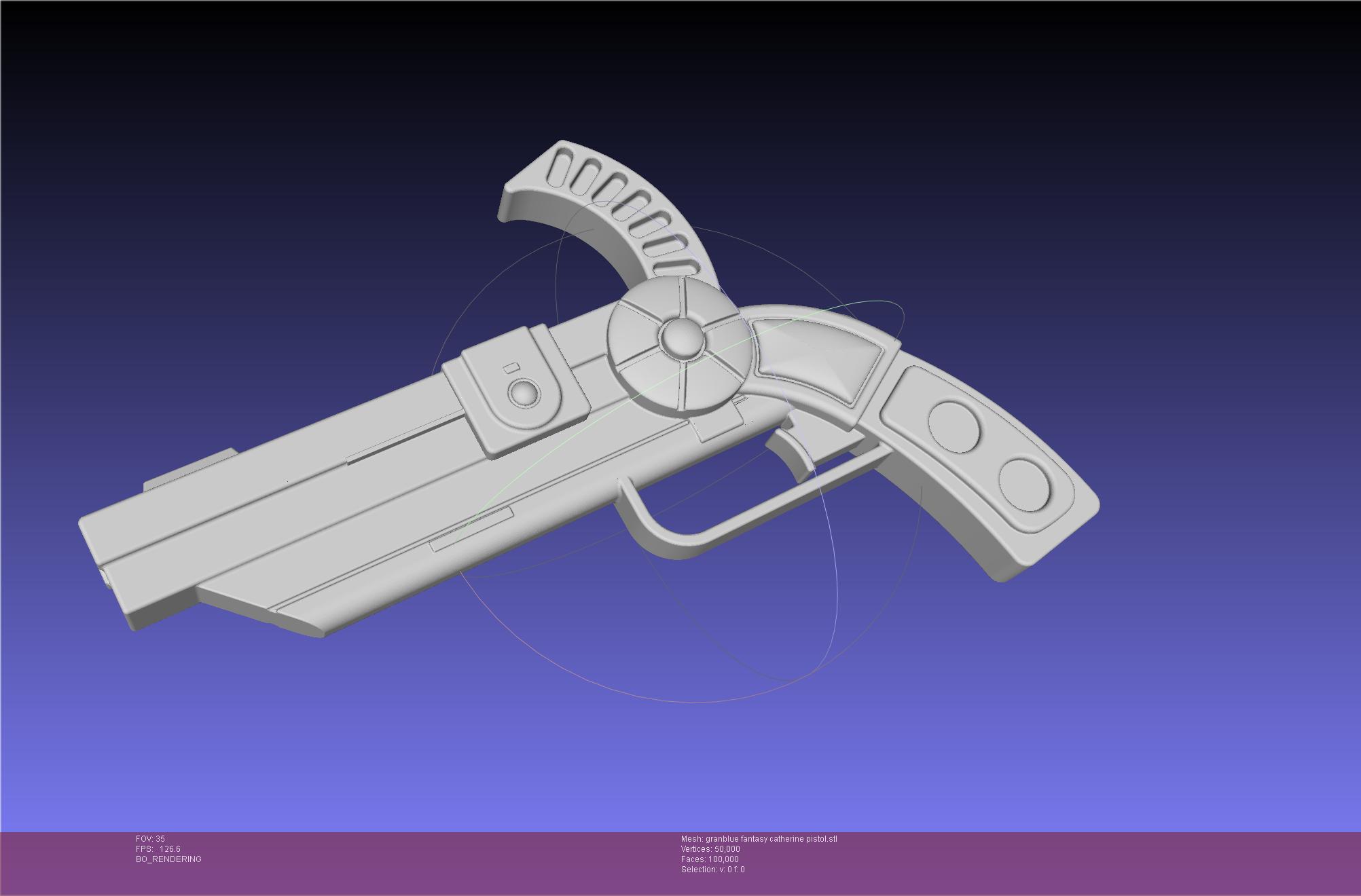 Granblue Fantasy Catherine Pistol | 3D models download | Creality Cloud
