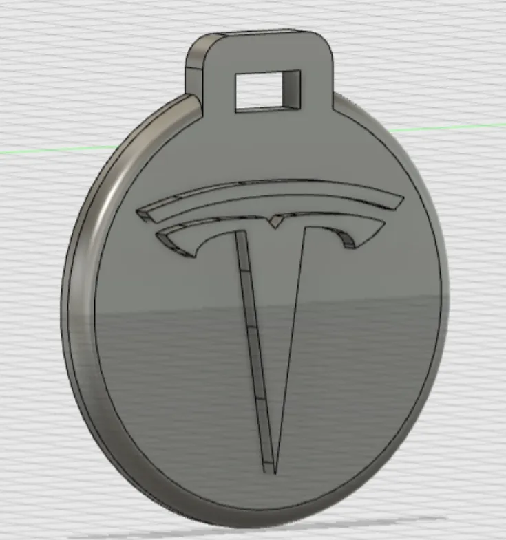 3D Printer Files | 3MF File | Pendentif porte clé Tesla 2 / Tesla 2Key ...