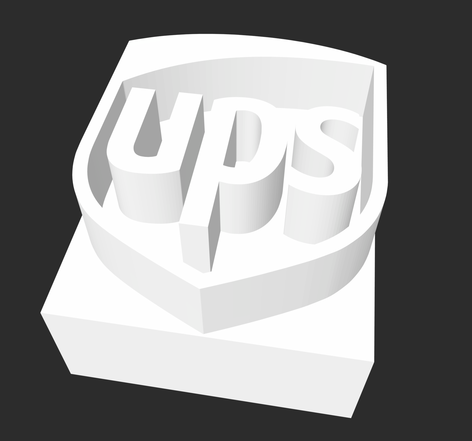 UPS Logo | 3D models download | Creality Cloud
