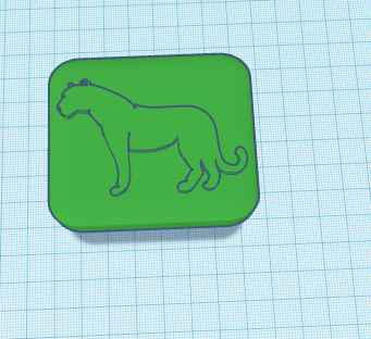 Animal Stamp (Tiger) | 3D models download | Creality Cloud