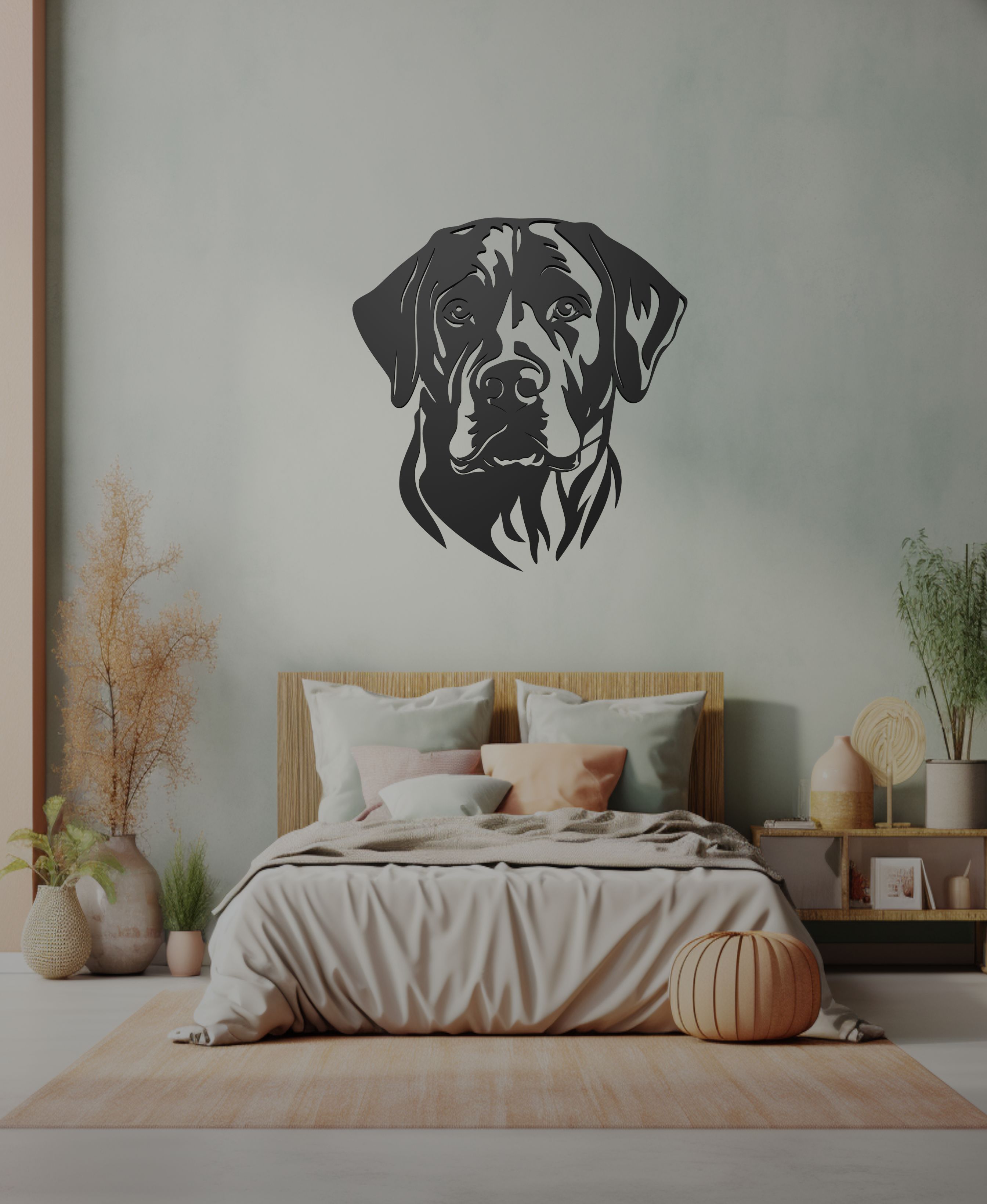 Labrador Portrait Wall Art | 3D modeller indir | Creality Bulutu