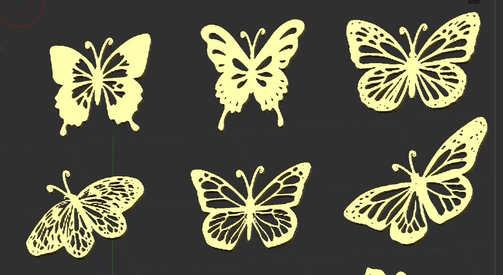 Digital Art STL Download - Butterfly Collection Packby KeshtoArt