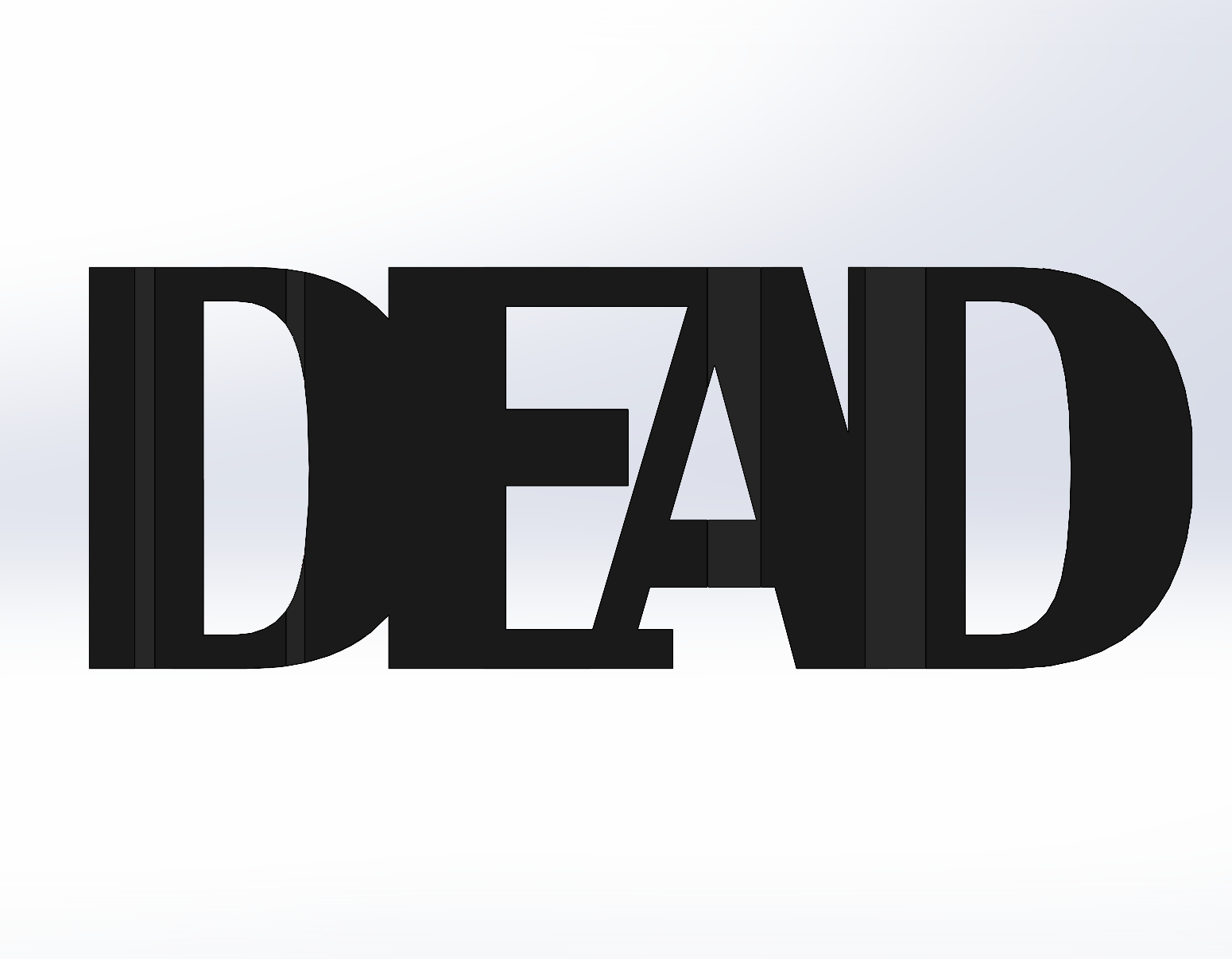 Text Flip Dead or Alive | 3D models download | Creality Cloud