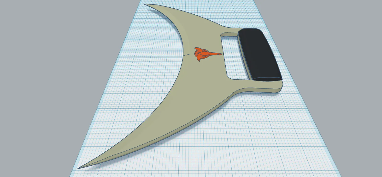 Free Characters & Creatures STL Download - Klingon Battle Blade ...