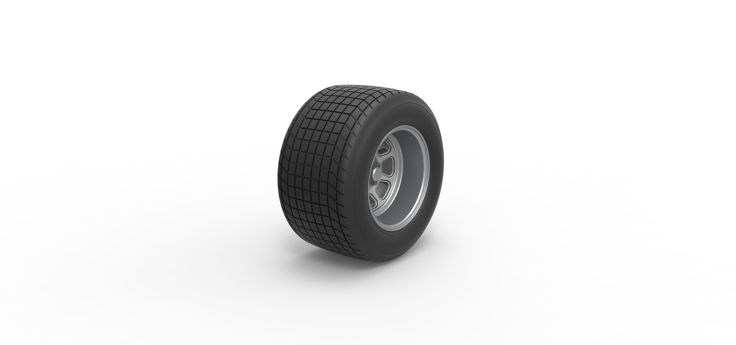 Wheel of Vintage Dirt race car V2 Scale 1:25 | 3D models download ...
