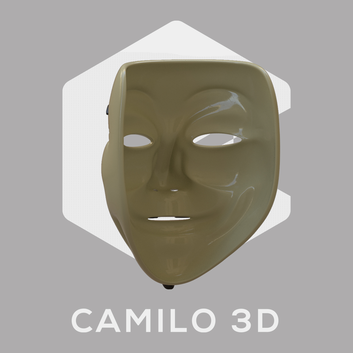 Vendetta Mask, Anonymous Mask | 3D models download | Creality Cloud