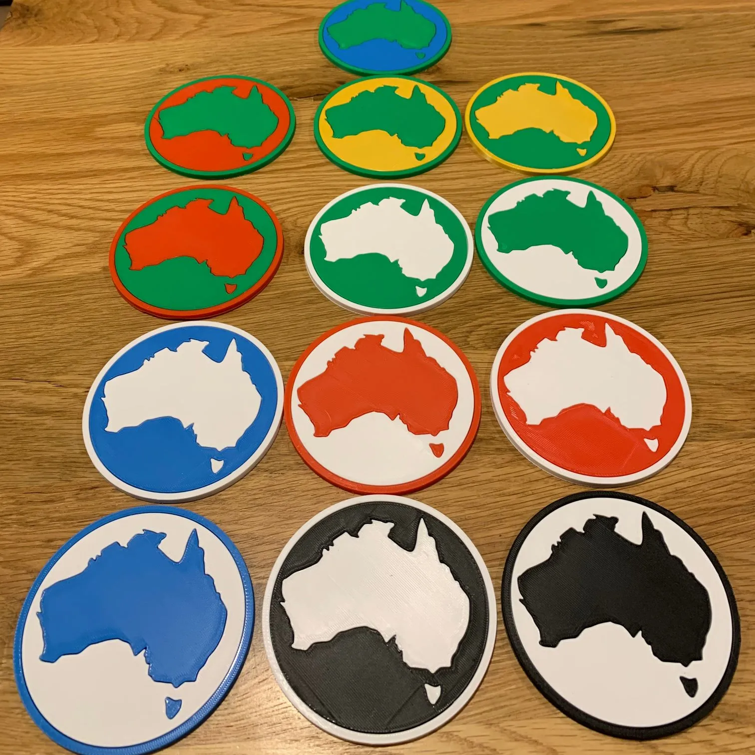 3D Printer Files | 3MF File | Australian Coaster (free) | Creality Cloud