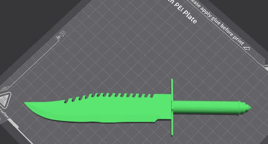 Characters & Creatures STL Download - Rambo knifeby Haydar Boz