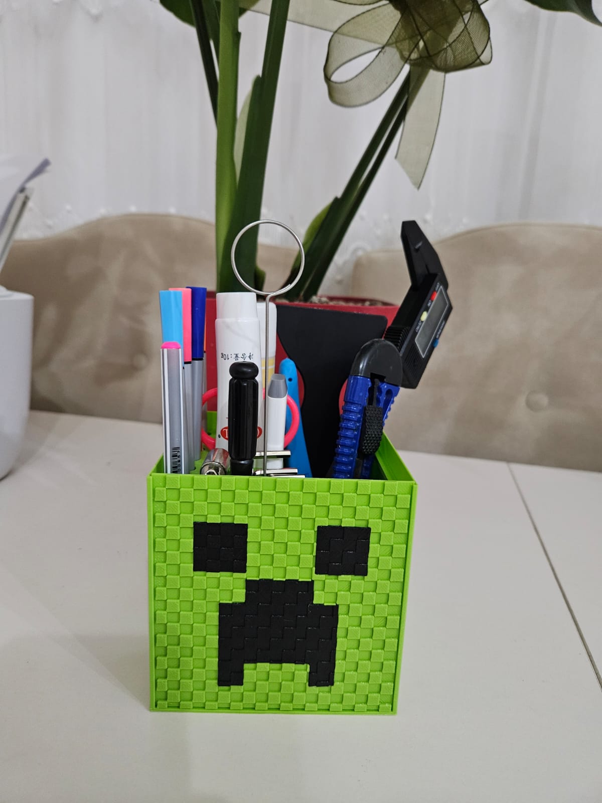 MINECRAFT CREEPER PENCIL CASE- 3D PRINTER TOOLBOX | 3D models download ...