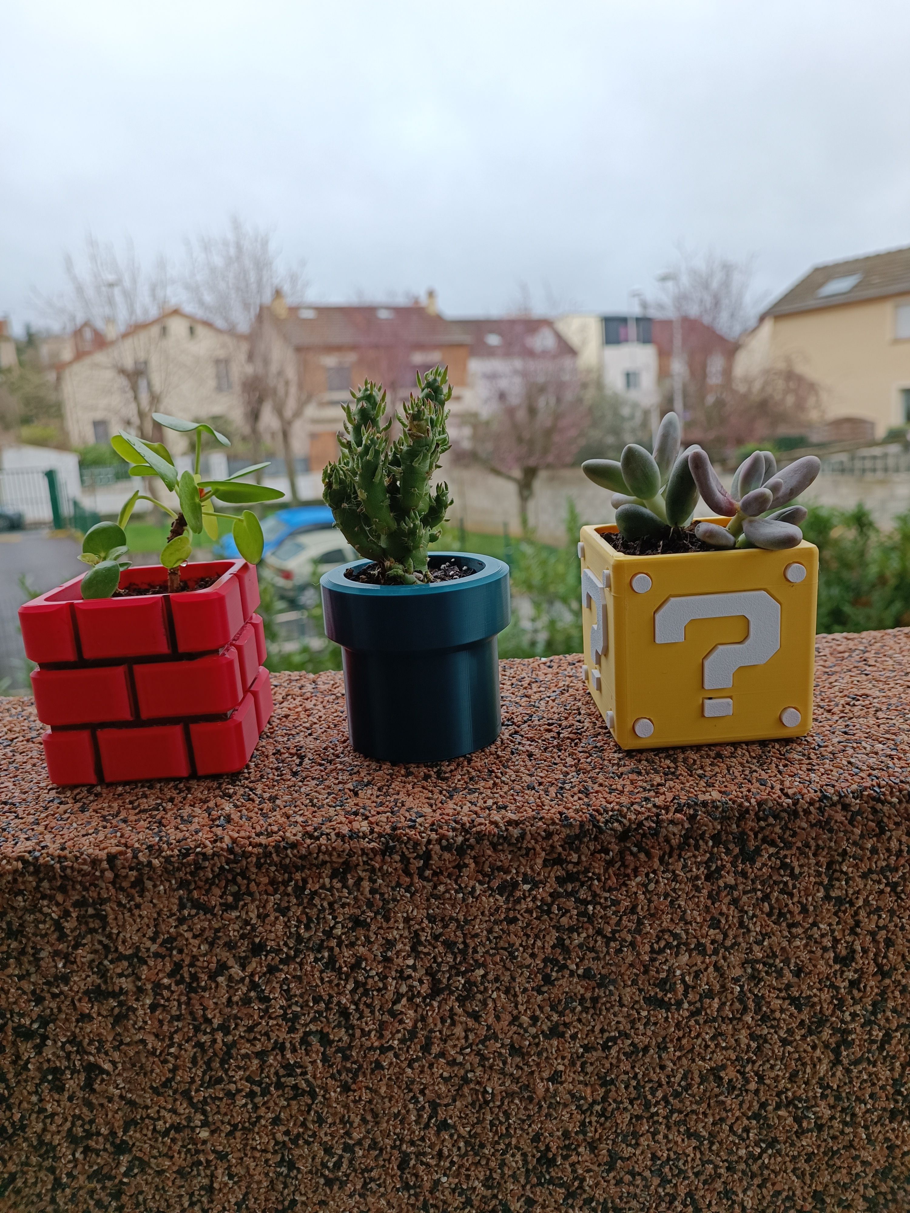 Small mario flower pots - Petits pots de fleur mario | 3D-Modelle ...