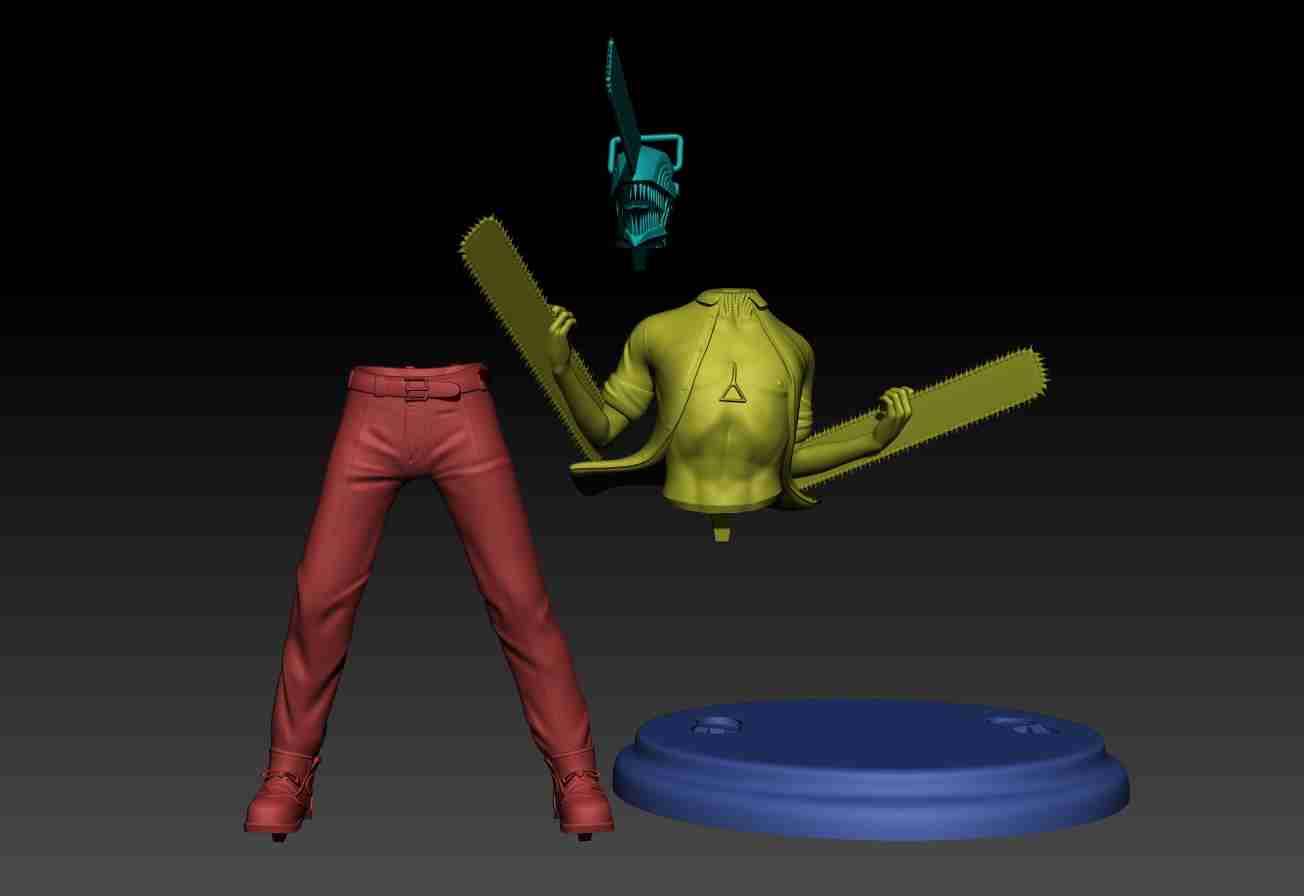 DENJI CHAINSAW MAN - READY TO PRINT 3D MODEL | 3D models download ...