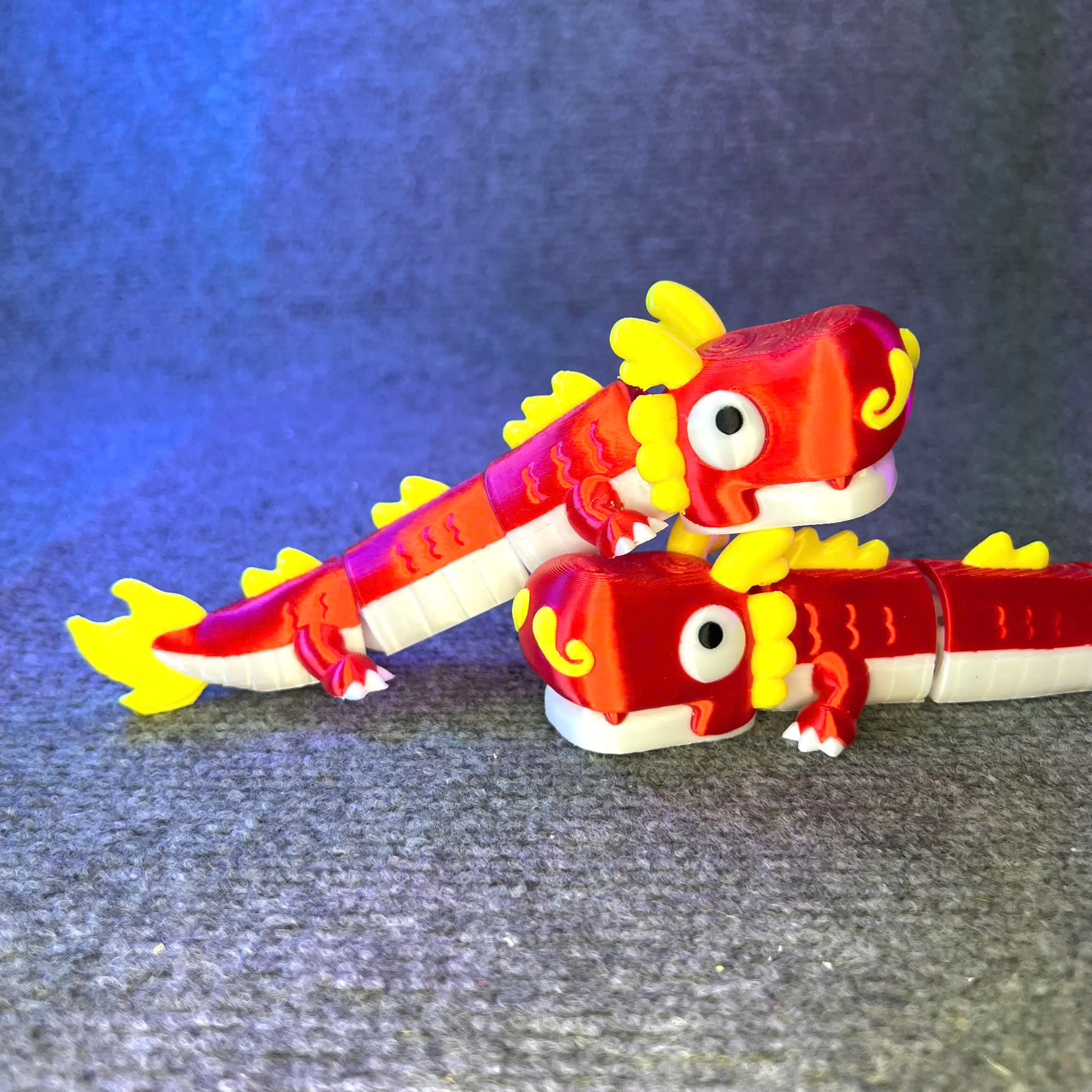 Cute Dragon Flexi - Articulated - STL & 3mf Multicolor | 3D models ...