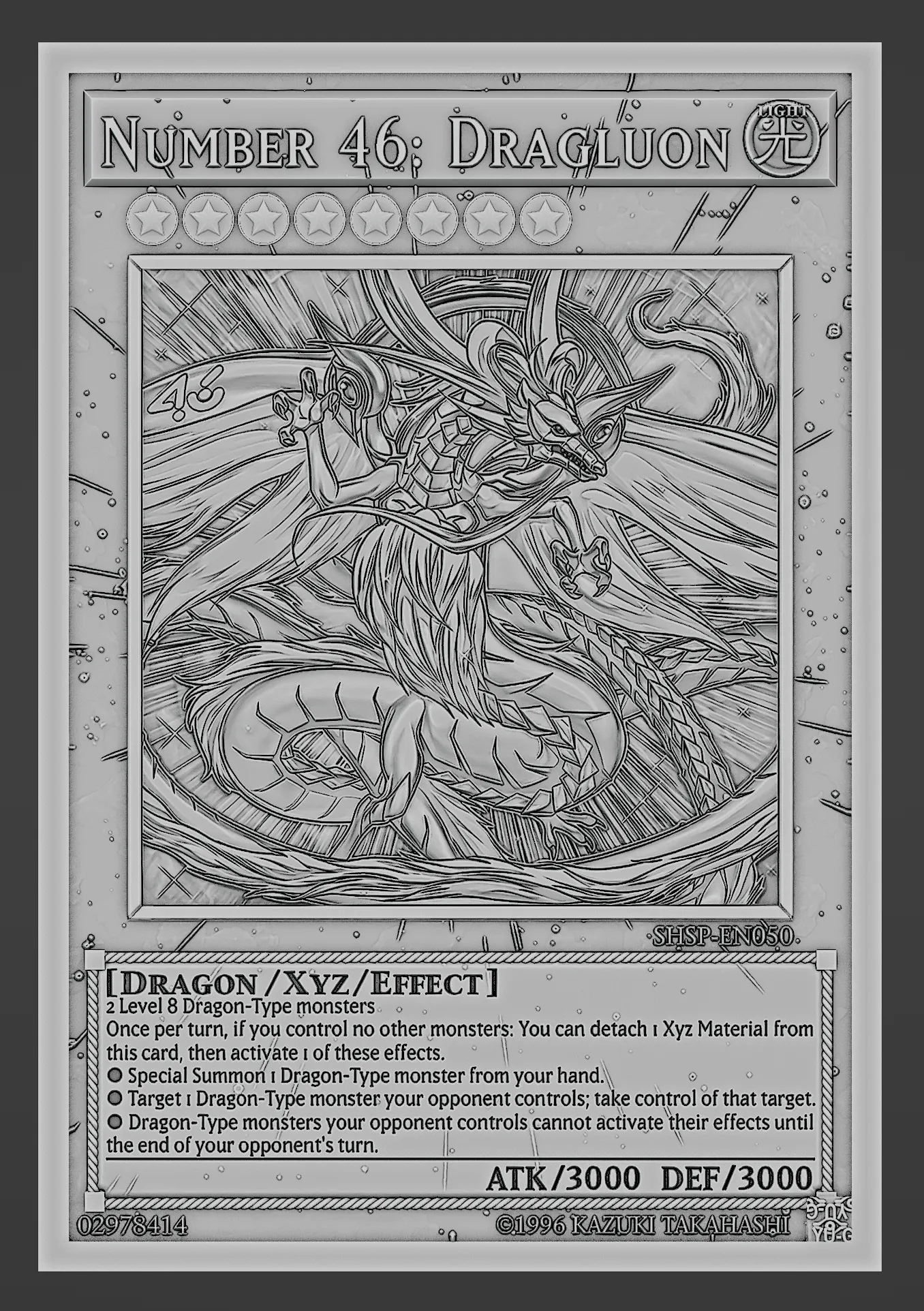 Free Other STL Download - Number 46: Dragluon - yu-gi-oh!by Wsonuchiha3D