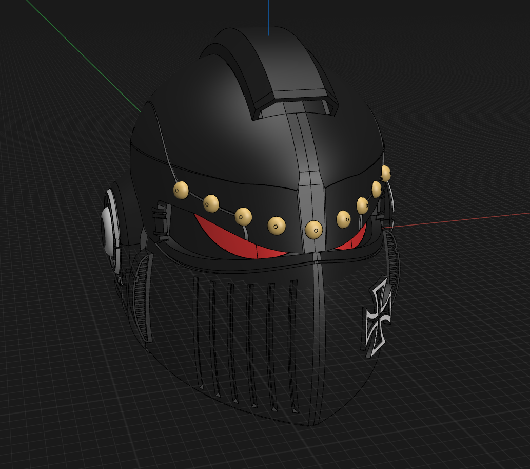 Black templar Helmet | 3D models download | Creality Cloud