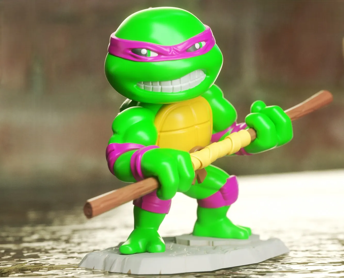 Characters & Creatures STL Download - Chibi Ninja Turtle - STLby ...