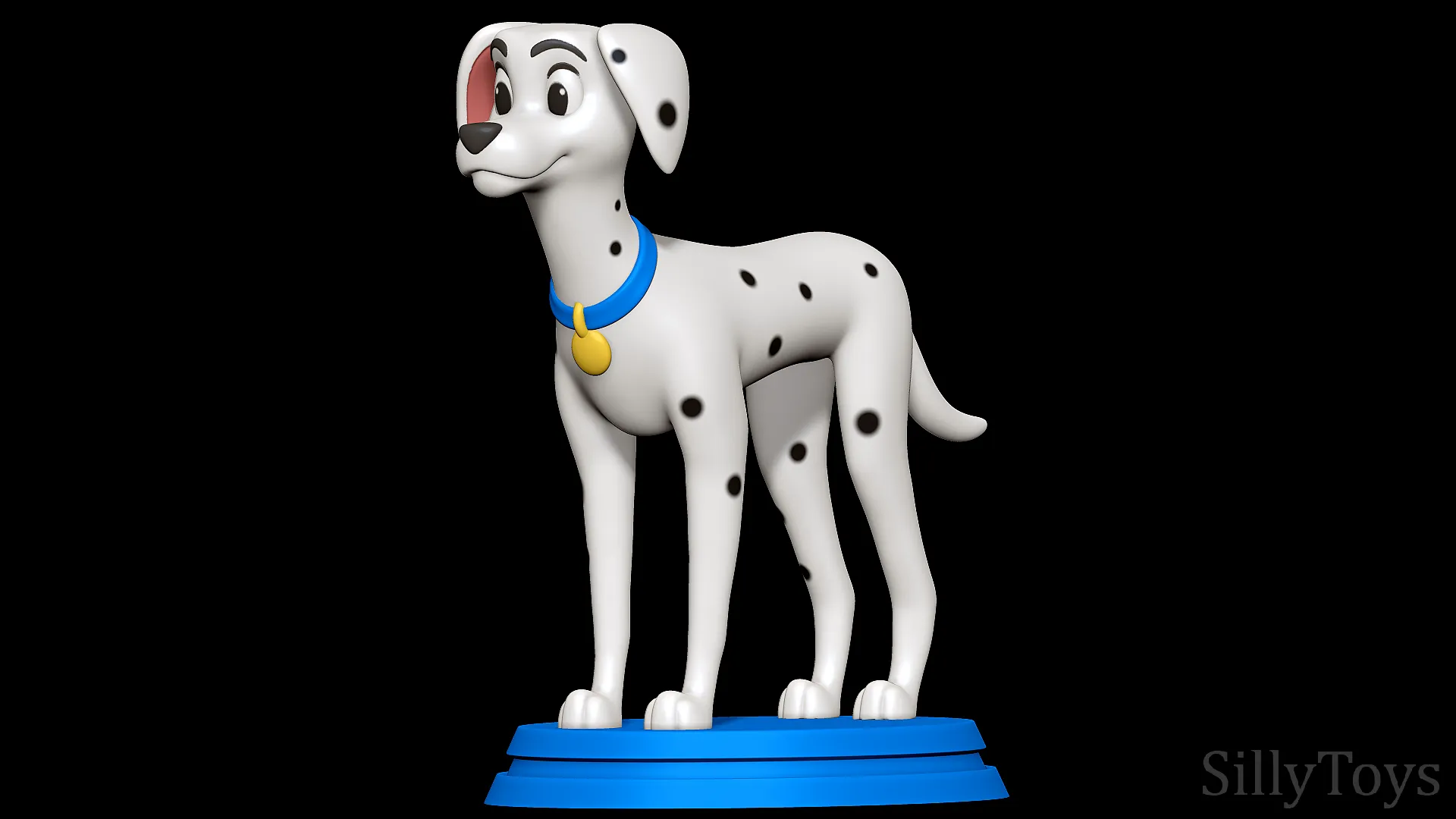 Characters & Creatures STL Download - Perdita - 101 Dalmatiansby SillyToys