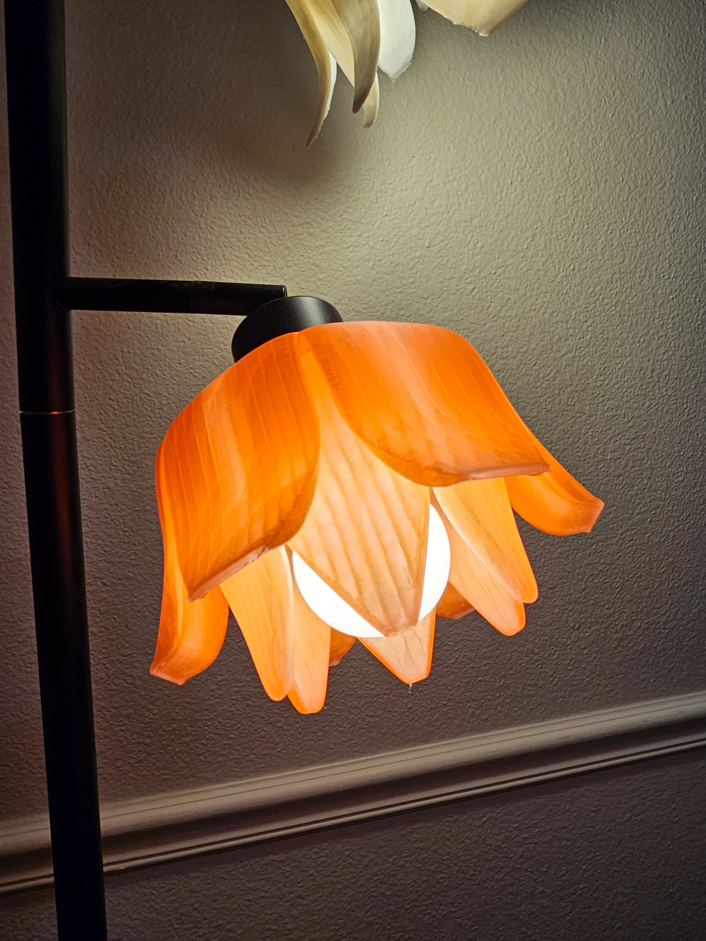 3D Printer Files | 3MF File | Pink Flower Lamp Shade | Creality Cloud