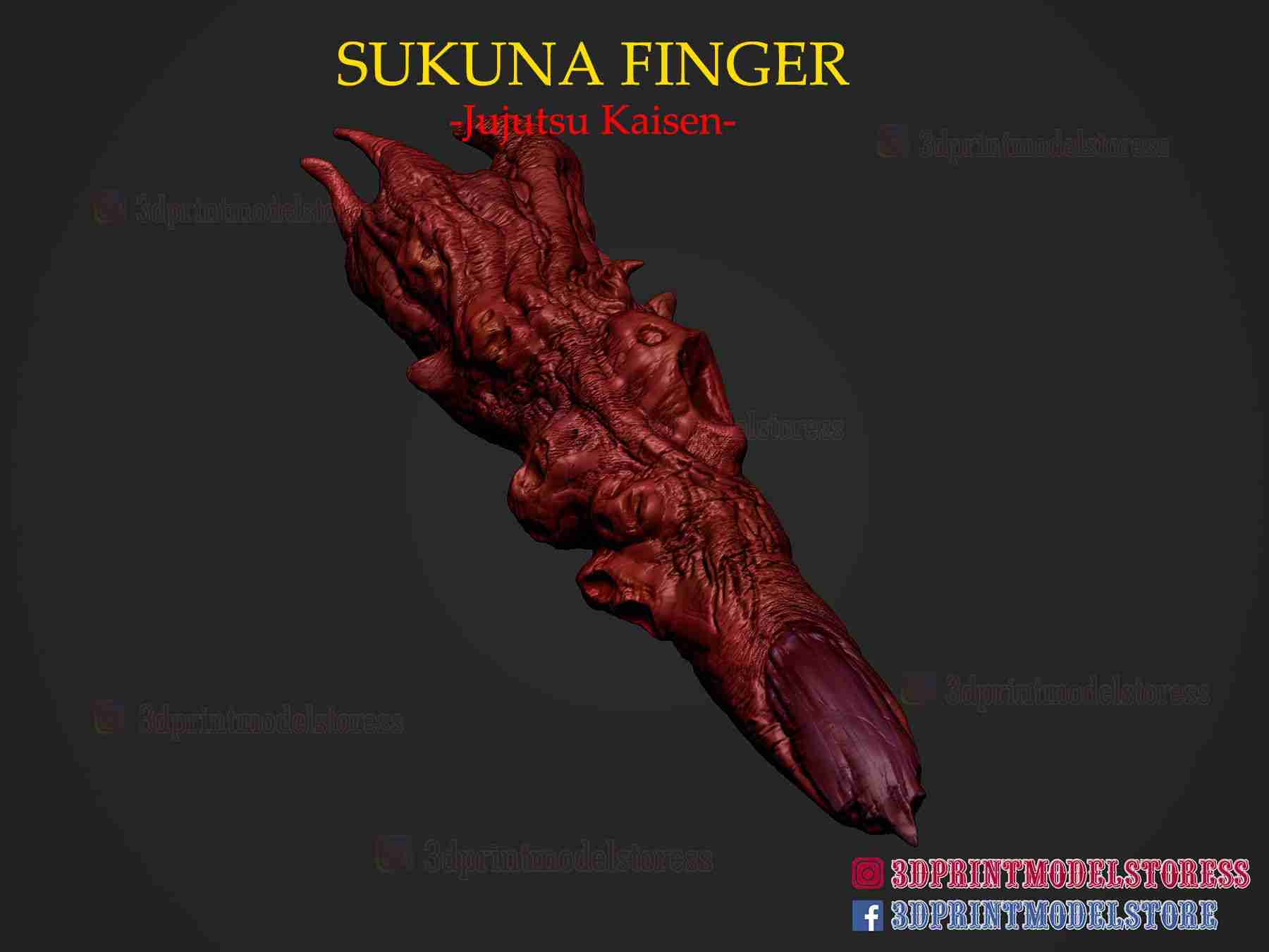 Sukuna Finger - Jujutsu Kaisen | 3D models download | Creality Cloud
