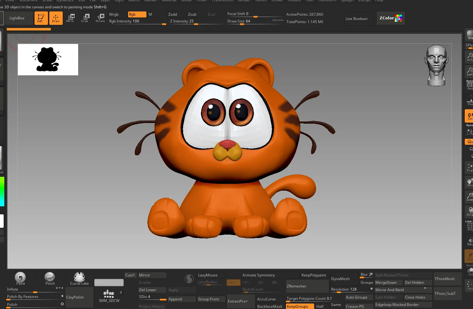 Garfield | 3D models download | Creality Cloud