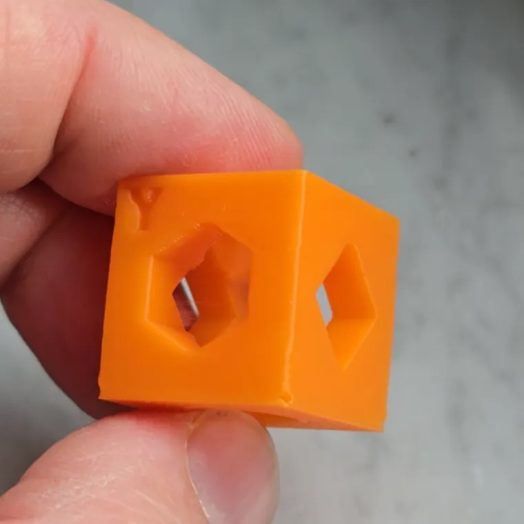 3D Printer Files | 3MF File | Calibration Cube Hollow by BRI | Creality ...