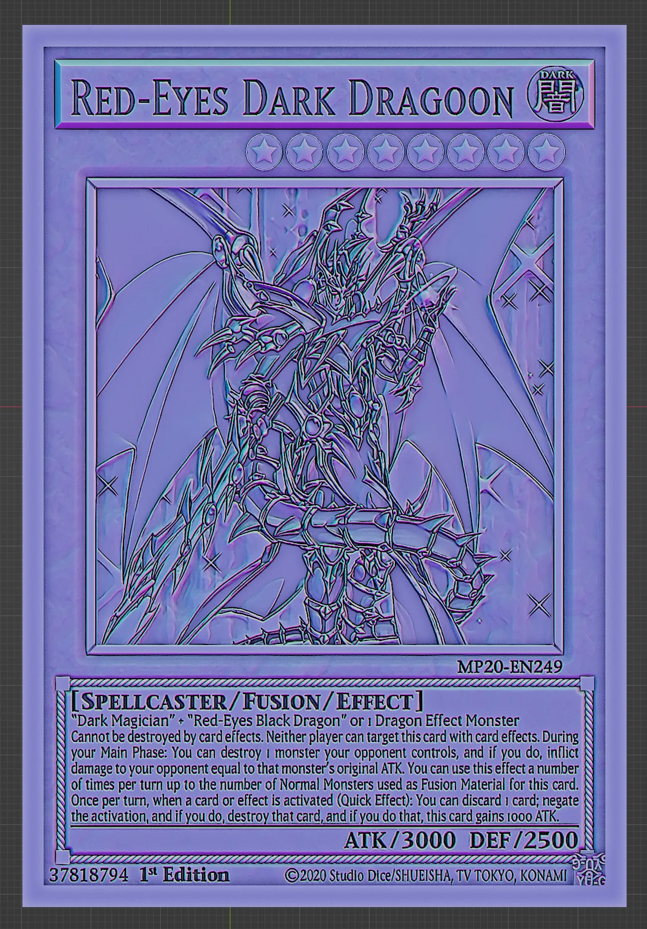 Red-Eyes Dark Dragoon - yu-gi-oh! | 3D models download | Creality Cloud